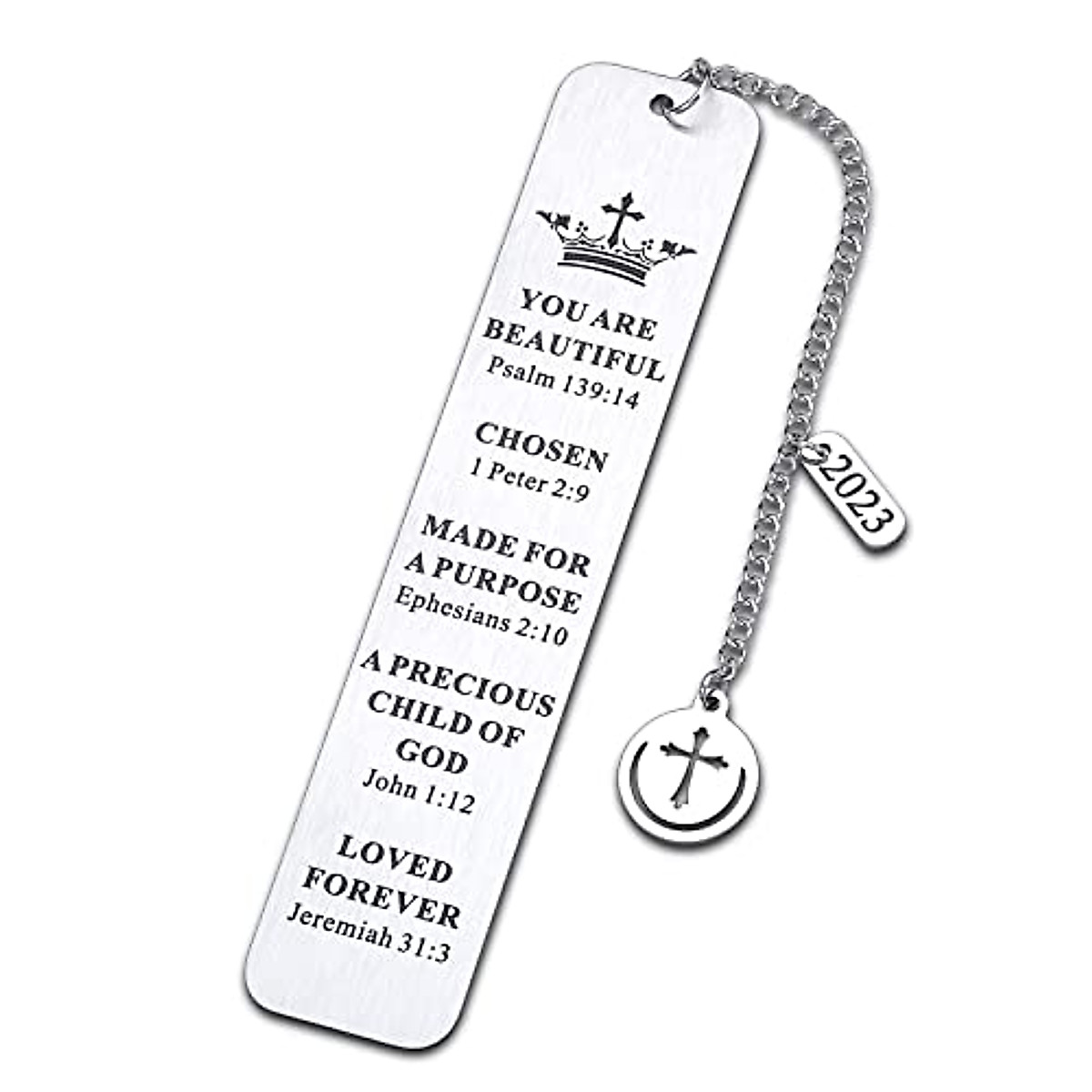 Inspirational Christian Gifts for Women Bible Verse Bookmark for Teen Kid Girl Catholic Daughter Graduation Gift for Her Birthday Gift for Female Friend Sister Book Lover Baptism Religious Church Gift