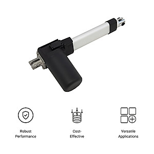 Progressive Automations Electric Linear Actuator - 24 Inch Stroke, 100 lbs Force, IP66 Water Resistance - High Load Actuator for Automation, Manufacturing, Automotive, PA-04-24-100