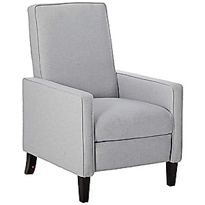Christopher Knight Home Darvis Fabric Recliner, Light Grey