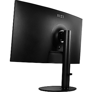 MSI Modern MD271CP, 27" Monitor, 1920 x 1080 (FHD), Curved VA, 75Hz, TUV Certified Eyesight Protection, 4ms, HDMI, Displayport, USB C, Tilt, Swivel, Height Adjustable, Pivot,Black