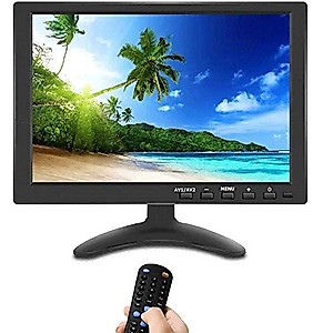 Security Monitors 10" LED Monitors HDMI/BNC/AV/VGA/USB Input 1920x1200 IPS Resolution Touch Buttons Video and Audio Displays CCTV Screen