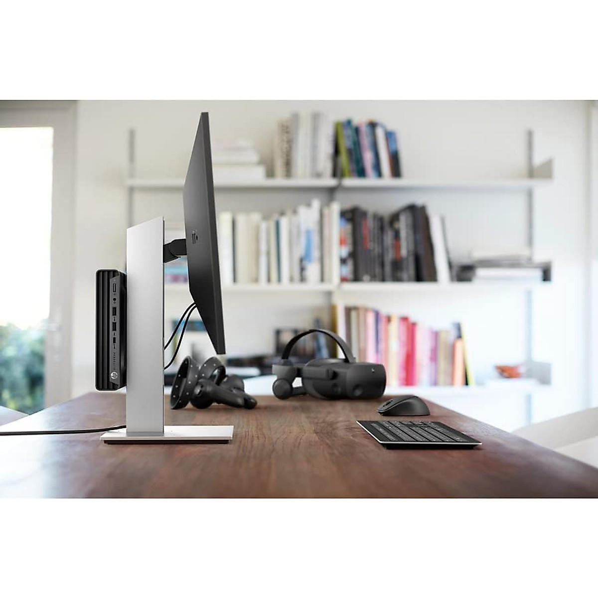 HP EliteDesk 805 G6 Desktop Computer - AMD Ryzen 5 PRO 4650GE Hexa-core (6 Core) 3.30 GHz - 8 GB RAM DDR4 SDRAM - 256 GB M.2 PCI Express NVMe SSD - Desktop Mini - AMD PRO 565 Chip - Windows 10 Pro 64-