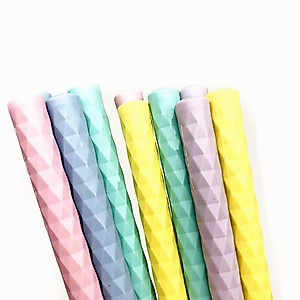 Koolemon Fiberglass Reusable Chopsticks, Non-Slip,Diamond Design (5)