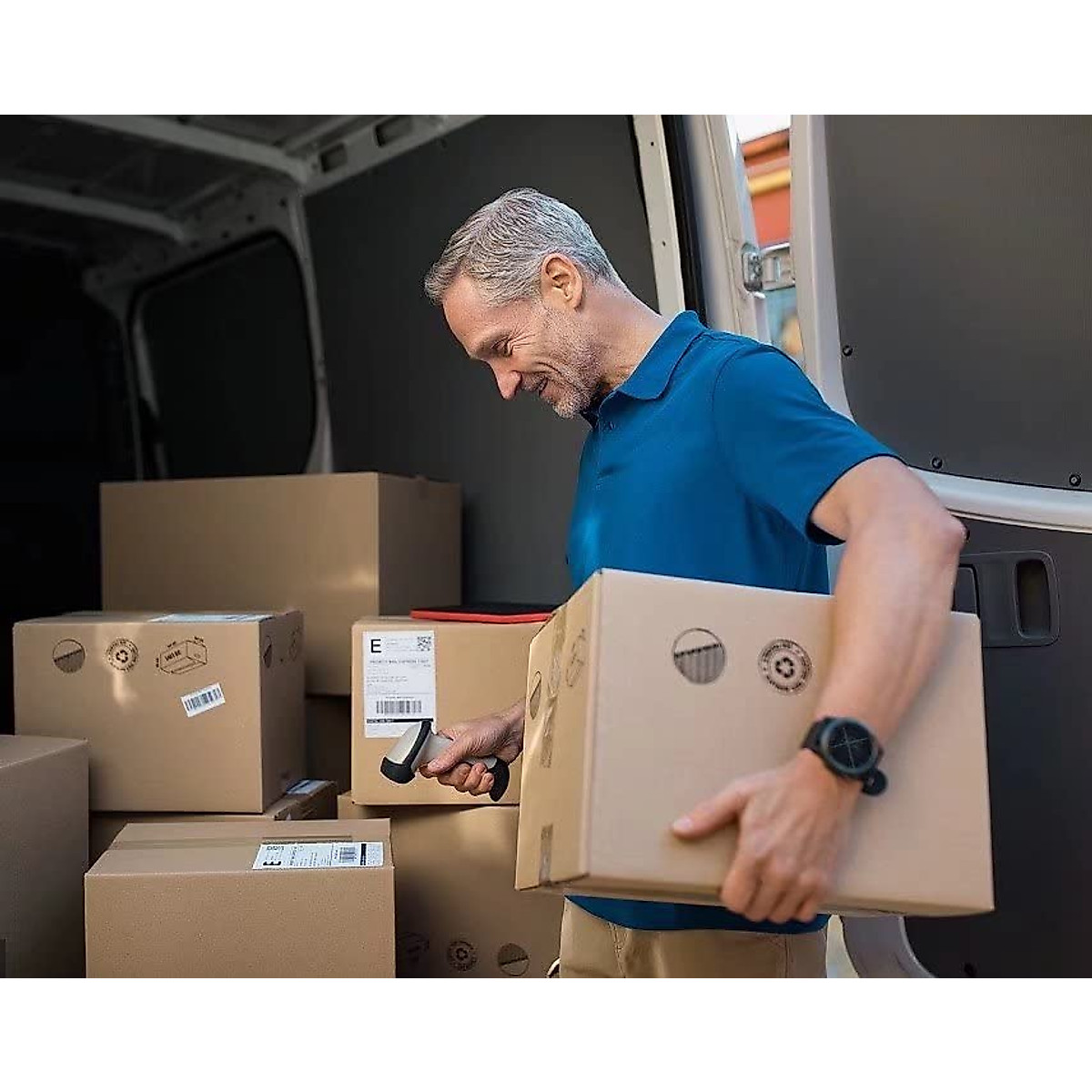 4 x 3 Shipping & Address Thermal Sticker Labels Compatible with Zebra & Rollo Label Printer Self-Adhesive Blank UPC 4inch x 3inch-500PCS BSL 0