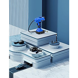 AstroAI Cordless Tire Inflator Air Compressor 20V Rechargeable Battery Powered 160PSI Portable Handheld Air Pump with 12V Car Power Adapter Digital Pressure Gauge for Cars Motorcycles JY16P160-18（C2）