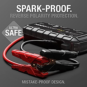 NOCO Boost Pro GB150 3000 Amp 12-Volt UltraSafe Lithium Jump Starter Box, Car Battery Booster Pack, Portable Power Bank Charger, and Jumper Cables for up to 9-Liter Gasoline and 7-Liter Diesel Engines