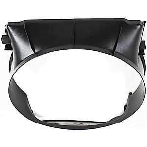 Evan Fischer Fan Shroud Compatible with 1987-1993 Ford Bronco, Fits 1987-1993 Ford F-150, Fits 1987-1993 Ford F-250, Fits 1987-1993 Ford F-350, Fits Radiator Fan, Single fan design