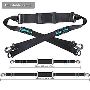 TOMALL Adjustable Carrying Belt Strap Hand Carrying Handle Shoulder Strap Belt for Xiaomi Mijia M365 Electric Scooter Kids Bikes Foldable Bicycle