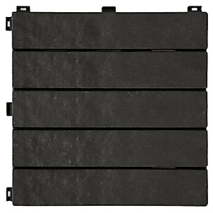 Multy Industries Multy Home MT5100057 Deck and Balcony Tile, 12 by 12-Inch, Slate, Set of 6