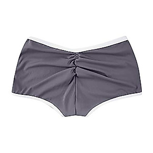 Workout Shorts Womens, Womens High Waist Yoga Workout Shorts Fitness Athletic Workout Running Shorts Grey