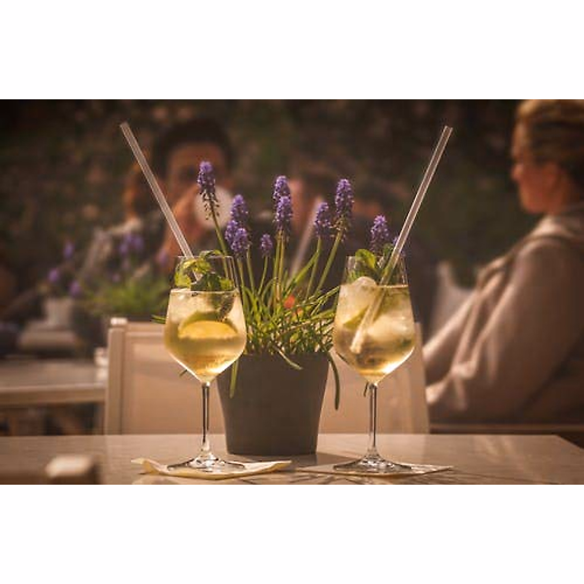 S & L Straw Company - Colored Plastic Drinking Straws - Disposable Kid Friendly, Colorful Party Fun Straws (Clear, 250)