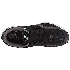 Ryka Women's Sky Bolt Athletic Shoe, Black/Grey/Mint, 7.5 M US