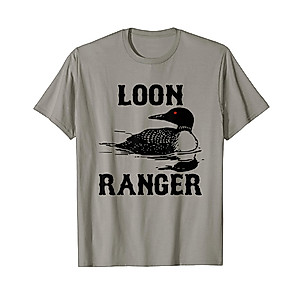 Loon Ranger Shirt Funny Common Loon TShirt Bird Watching Tee