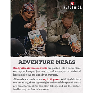 READYWISE - Adventure Meal, Cheesy Potato Soup, 2 Servings, Pack of 1, Emergency Preparedness, Freeze Dried Food, MRE, Snack Pack or Emergency Food, Backpacking, Camping, Hiking, and, Survival Food