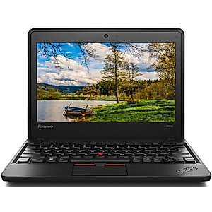 Lenovo ThinkPad X131e Chromebook Laptop Computer, 11.6" LED Display, Intel Dual-Core Processor, 4GB RAM, 16GB Solid State Drive, 8GB USB Flash Drive, Chrome OS, WiFi (Renewed)