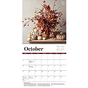 Martha's Flowers 2021 Wall Calendar
