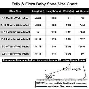 Felix & Flora Infant Baby Girls Shoes Soft Rubber Sole Princess Dress Shoes Baby Walking Shoes(Infant/Toddler)(12-18 Months Infant,Glitter Pink)