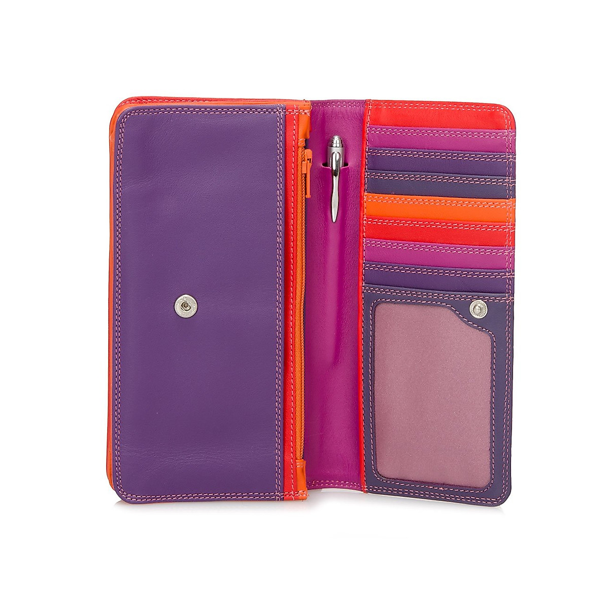 mywalit Medium Matinee Wallet - 10 Card, Id window, Coin Pockets, Pen incl.