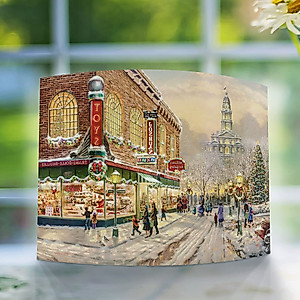Thomas Kinkade Studios – Lionel Trains – Toy Store Holiday Scene – 10” x 7” Curved Acrylic Photo Print – Free Standing Décor – Officially Licensed Collectible