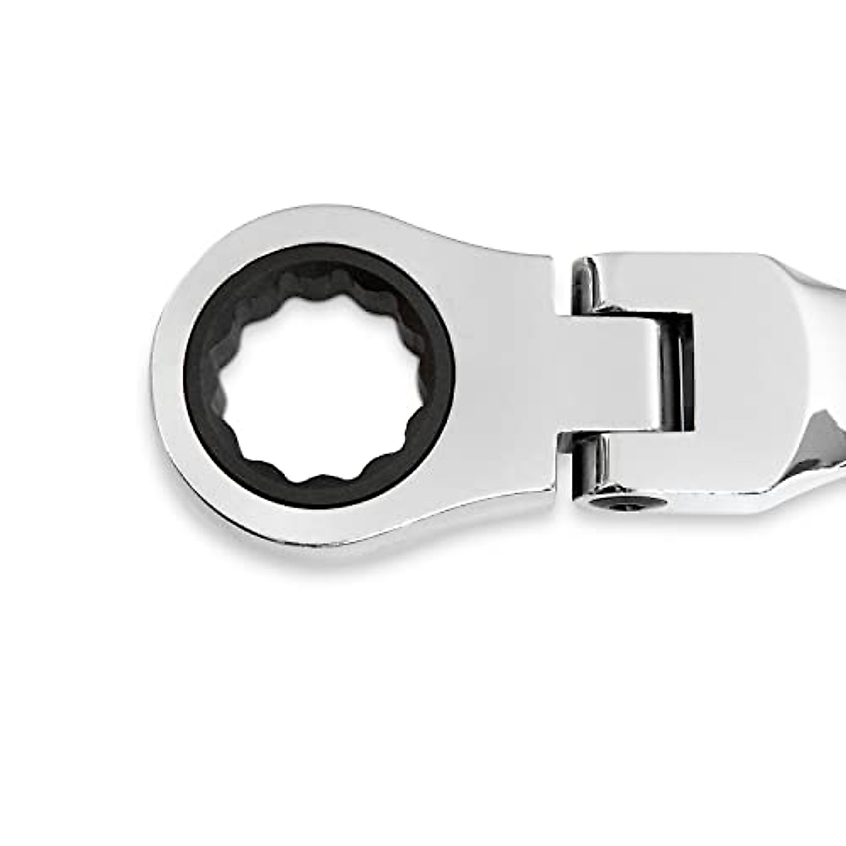 GEARWRENCH 10 Pc. 12 Pt. Stubby Flex Head Ratcheting Combination Wrench Set, Metric - 9550