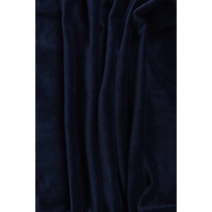 ZHOUZHOU Sofa Armrest Covers Stretch Velvet Anti-Slip Arm Covers Chair Slipcovers Furniture Arm Protector for Sofas Chairs Couch Recliner Set of 2,Navy