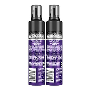John Frieda Anti Frizz, Frizz Ease Dream Curls Curl Reviver Mousse, Enhances and Moisturizes Natural Curles, Creates a Soft Flexible Hold for Curly or Frizzy Hair, Alcohol-Free, 7.2 Oz, Pack of 2
