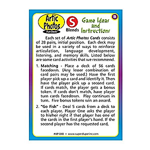 Super Duper Publications | Articulation Photos S Blends Sound Fun Deck Flash Cards | Educational Learning Resource for Children