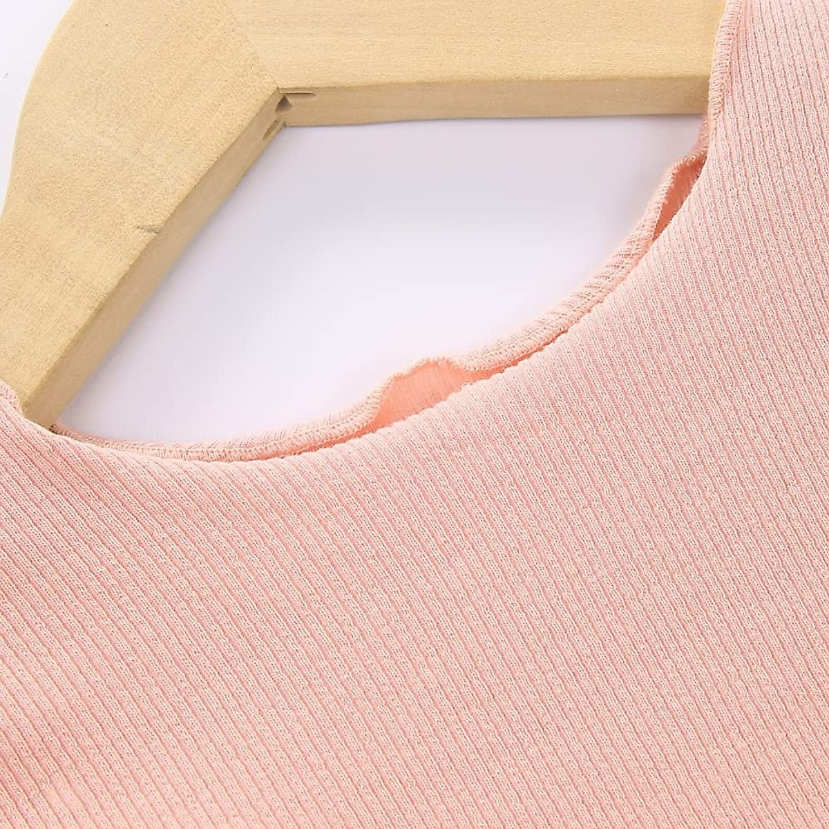 AGQT Baby Girls Tulle Tutu Dress Long Sleeve Multi-Layer Lace Dress Knit Round Neck Casual Dress Christmas Fall Winter Party Dresses Pink-Colorful Size 18-24 Months