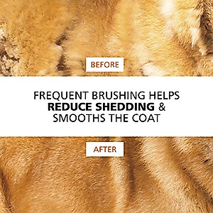 Wahl Premium Patented Dual Level Sensitive Skin Pet Slicker – Ergonomic handle makes Deshedding, Grooming and Brushing Comfortable for you and your Dog or Cat - 858500