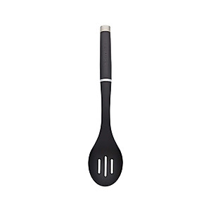 KitchenAid KO004OHOBA Gourmet Nylon Slotted Spoon, One Size, Black
