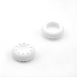 Analog Silicone Thumb Stick Grip Joystick Caps Cover for PS4 PS3 Xbox 360 Xbox One Game Controllers (2 x White)
