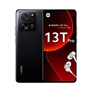 Xiaomi 13T Pro 5G + 4G lte (for Tmobile Mint Tello Global) (512GB+12GB) Global rom Unlocked Worldwide 50MP Triple Pro Leica Camera 6.67 144Mhz (Black)