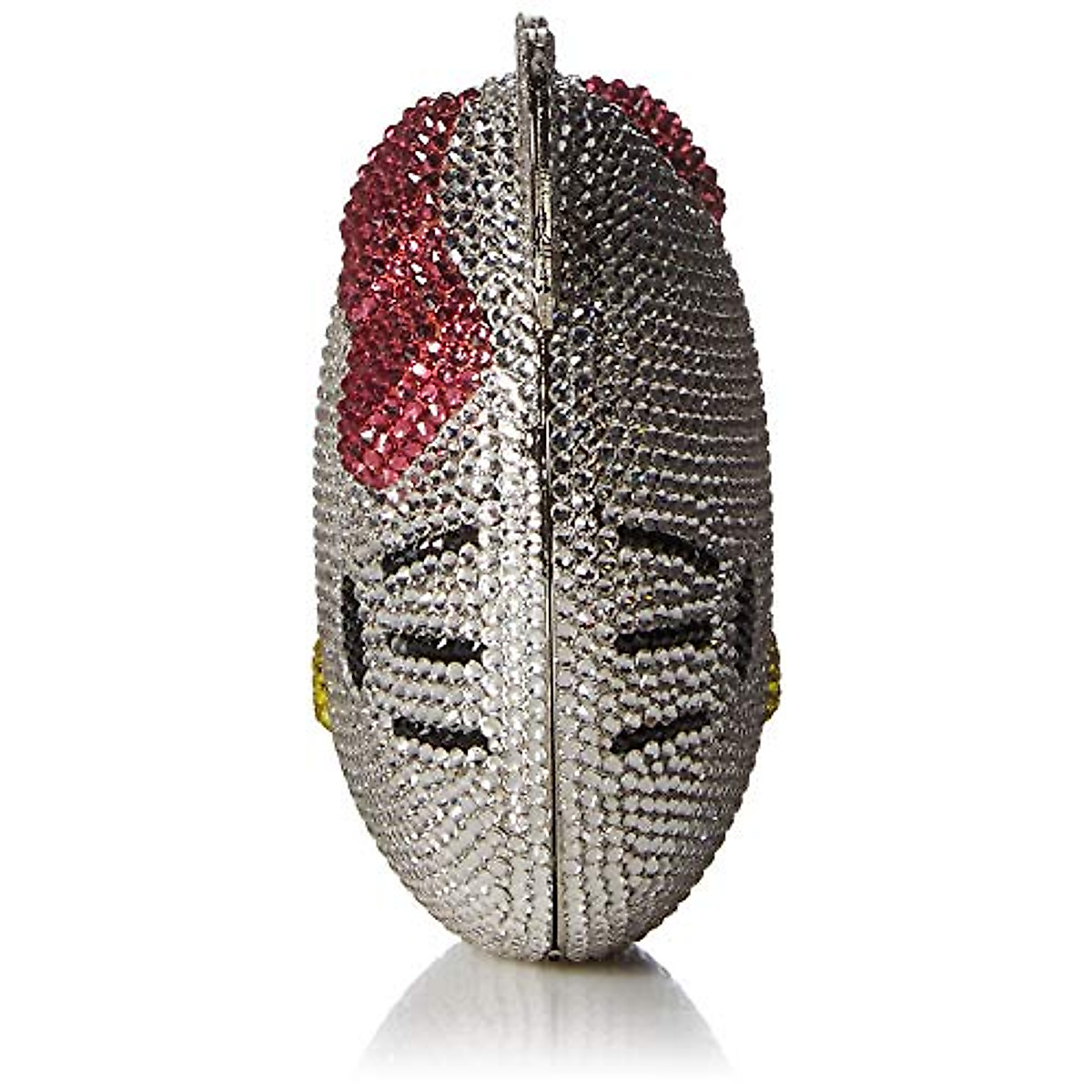 3-D Hello Kitty Cat Crystal Couture Clutch Special Occasion Holiday Party Evening Bag Silver