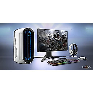 SHOXLAB Support DellAlienware【RTX3080】 Aurora R12 Gaming Desktop PC, 11th Gen i7-11700F(up to 4.9GHz TurboBoost), RTX 3080 10GB Graphics Card, 64GB RAM, 1TB SSD + 2TB HDD, WiFi, Bluetooth, Win10,