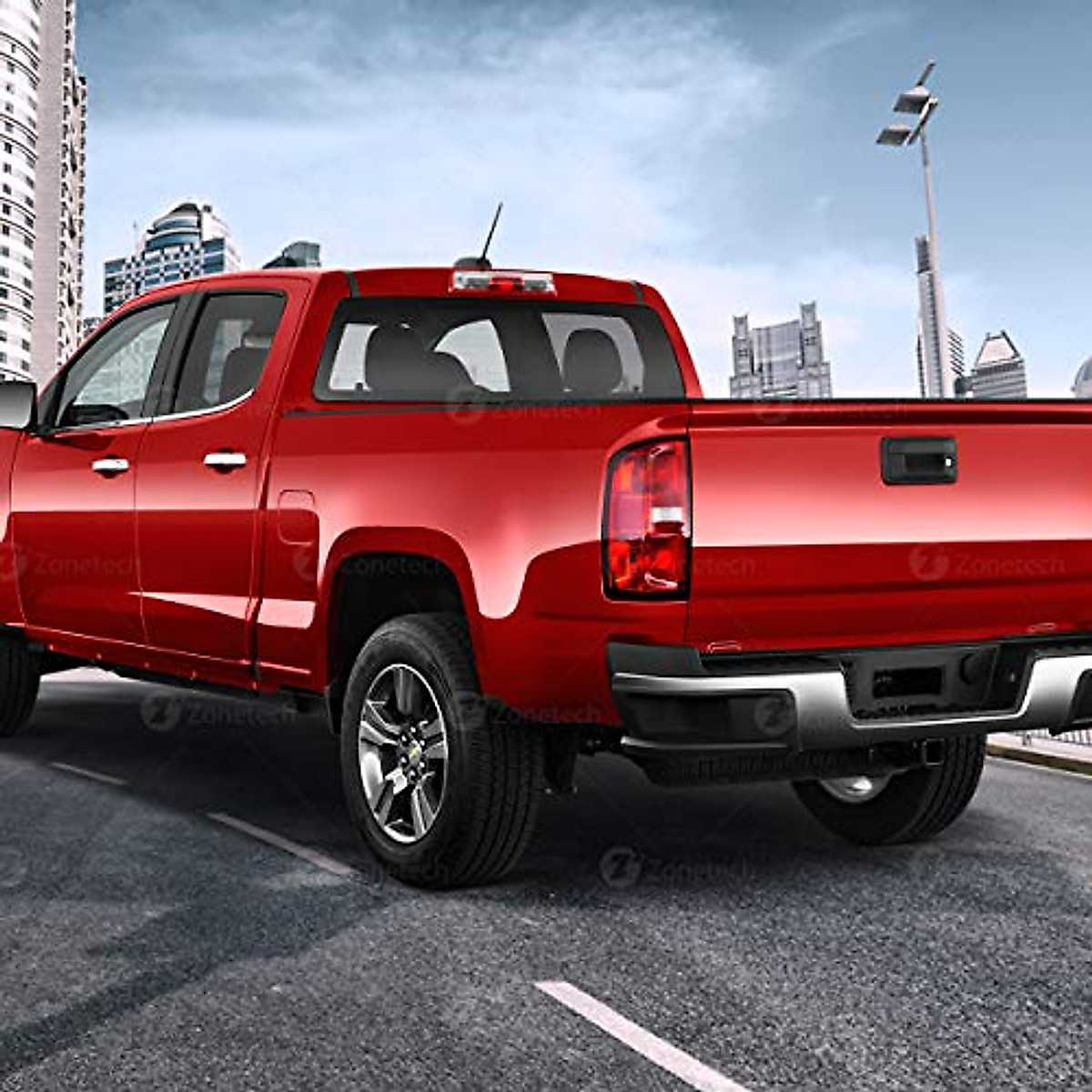 Zone Tech Trailer Hitch Receiver Tube Extender - Premium Quality Trailer Hitch Extension Receiver Tube Extenders for 2" Receiver, 7" Length, 3500 lbs with Pin & Clip