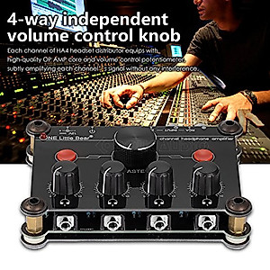 Little Bear Mini P14 Audio 4 Channel Stereo Headphone Headset amp Amplifier