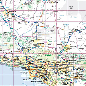 Rand McNally Easy to Read: California State Map