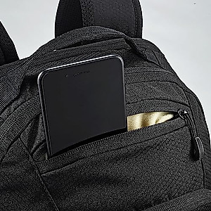 High Sierra Swoop SG School Backpack Book Bag Travel Laptop Bag with Drop Protection Pocket, Tablet Sleeve, and 360 Reflectivity, Black