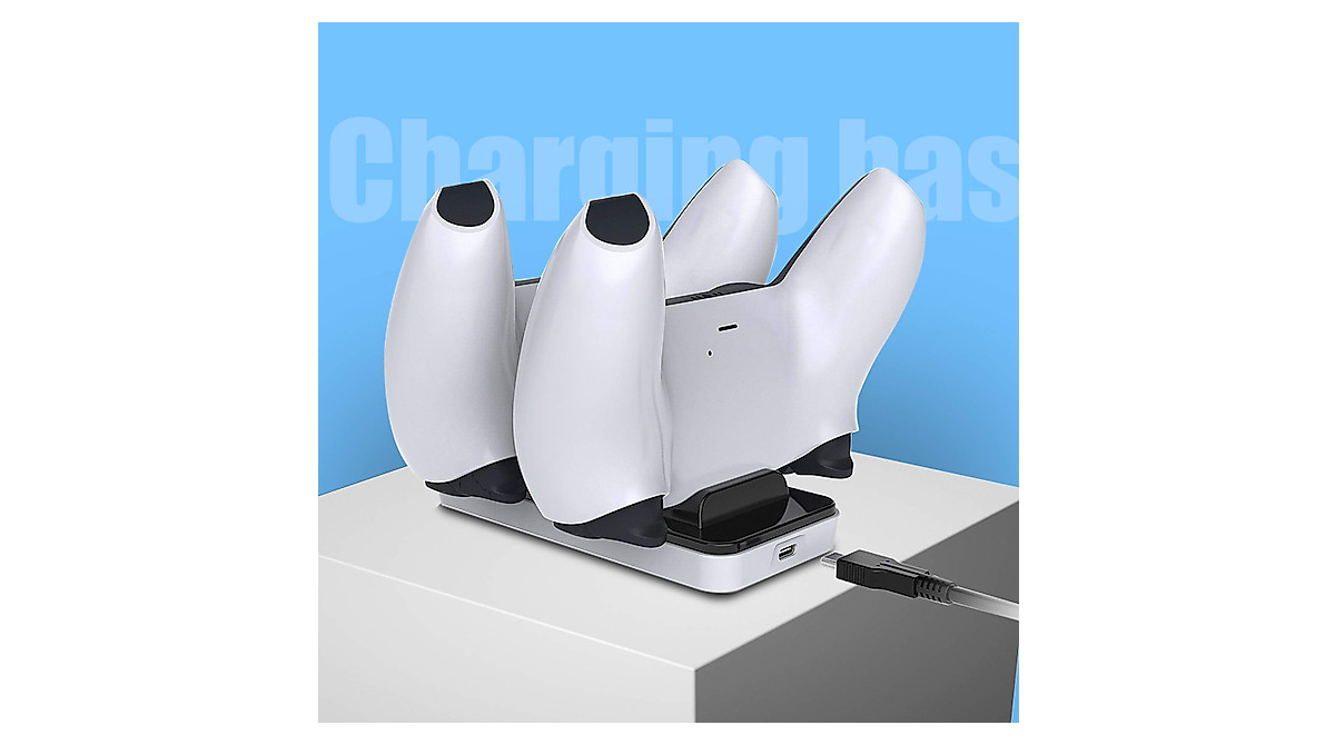 ECHZOVE PS5 Pro Controller Charger, PS5 Dual Sense Controller Charging ...