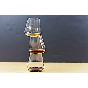 Gabriel-Glas - Set of 6 - New Stemless Austrian Crystal Wine Glass - DrinkArt Edition