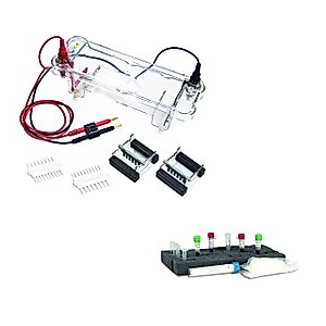 Vision scientific VLE002P Electrophoresis Apparatus, 16 Samples per Gel, Two 7x7cm Casting Trays, one Experimental Kit