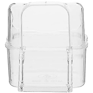 Ipetboom No Automatic Bird Feeders Cockatiel Food Dispenser Bowls Container Parrot Dishes Parakeet Cage Accessories Bird Feeder for Canary Finch Conure Lovebirds Cage Supplies 2pcs