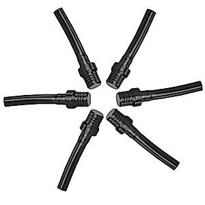 HIAORS Black Breather Hose Gas Fuel Tank Cap Vent Hose Tube CNC Universal for Taotao ATV Quad 4 Wheeler 50cc 70cc 90cc 110cc 125cc 140cc 150cc 160cc Pit Dirt Bike 6pcs