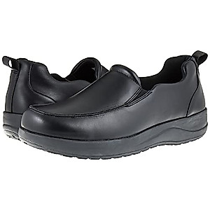 Amazon Essentials Men's Service Shoe, Black, 10.5