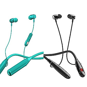 Long Battery Life neckband bluetooth headphones, X9(200H Playtime) & X11 (63H Playtime) & ,LED Power Display,in Ear Wireless Headset with Noise Cancelling Microphone, USB-C Fast Charging Stereo Earbu