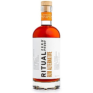 RITUAL ZERO PROOF Rum Alternative | Award-Winning Non-Alcoholic Spirit | 25.4 Fl Oz (750ml) | Only 5 Calories | Sustainably Made in USA | Make Alcohol Free Cocktails
