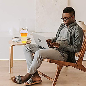 Reusable Color Changing Tumbler Coffee Cups - 5 Pcs 16oz Plastic Tumblers Cup with Lids For Hot Drink - Durable & Splash-Proof Water Travel Cup to Go Coffee Cup