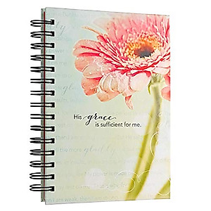 Wirebound Journal Flower-his Grace Large