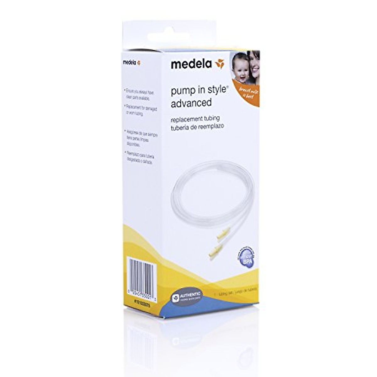 Medela Pump in Style Replacement Tubing, Authentic Spare and Replacement Breast Pump Parts Made Without BPA, Use with Pump in Style Advanced, Breastpumps, 1 Count (Pack of 1)