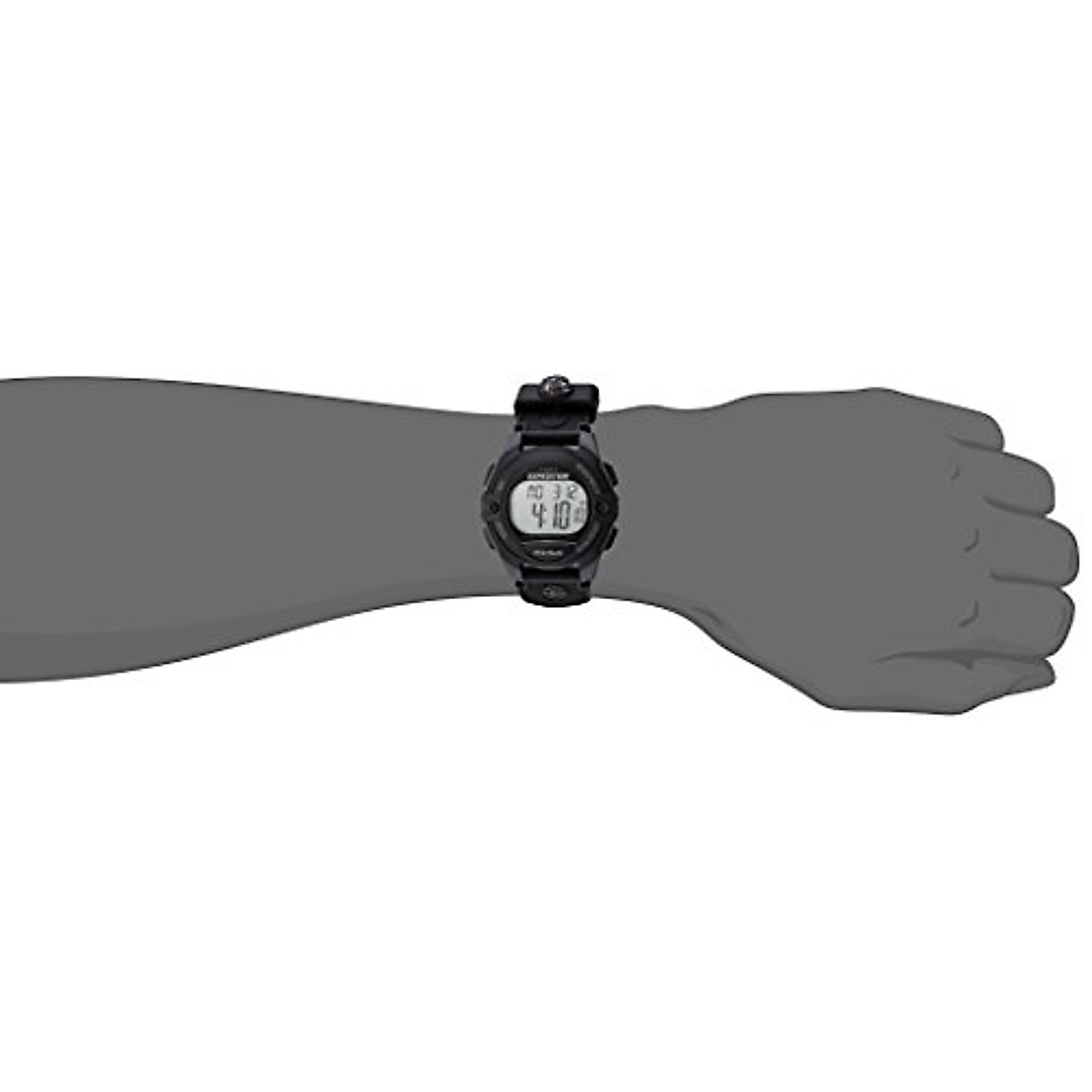 Timex Men's Expedition Digital CAT 41mm Watch – Gray & Black Case with Black Resin Strap & Integrated Compass